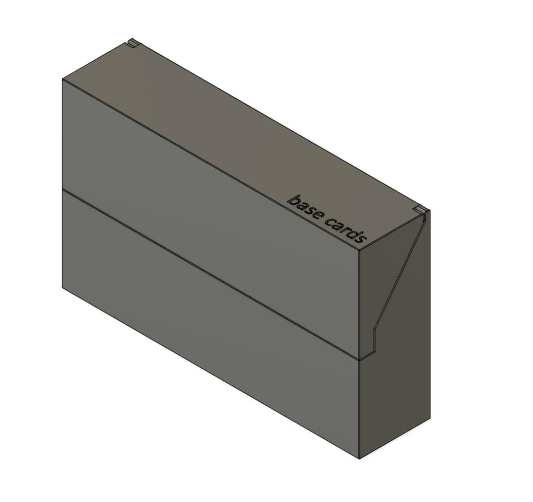 Dominion Base Cards Storage Box - STL Files - Sleeved - Etsy