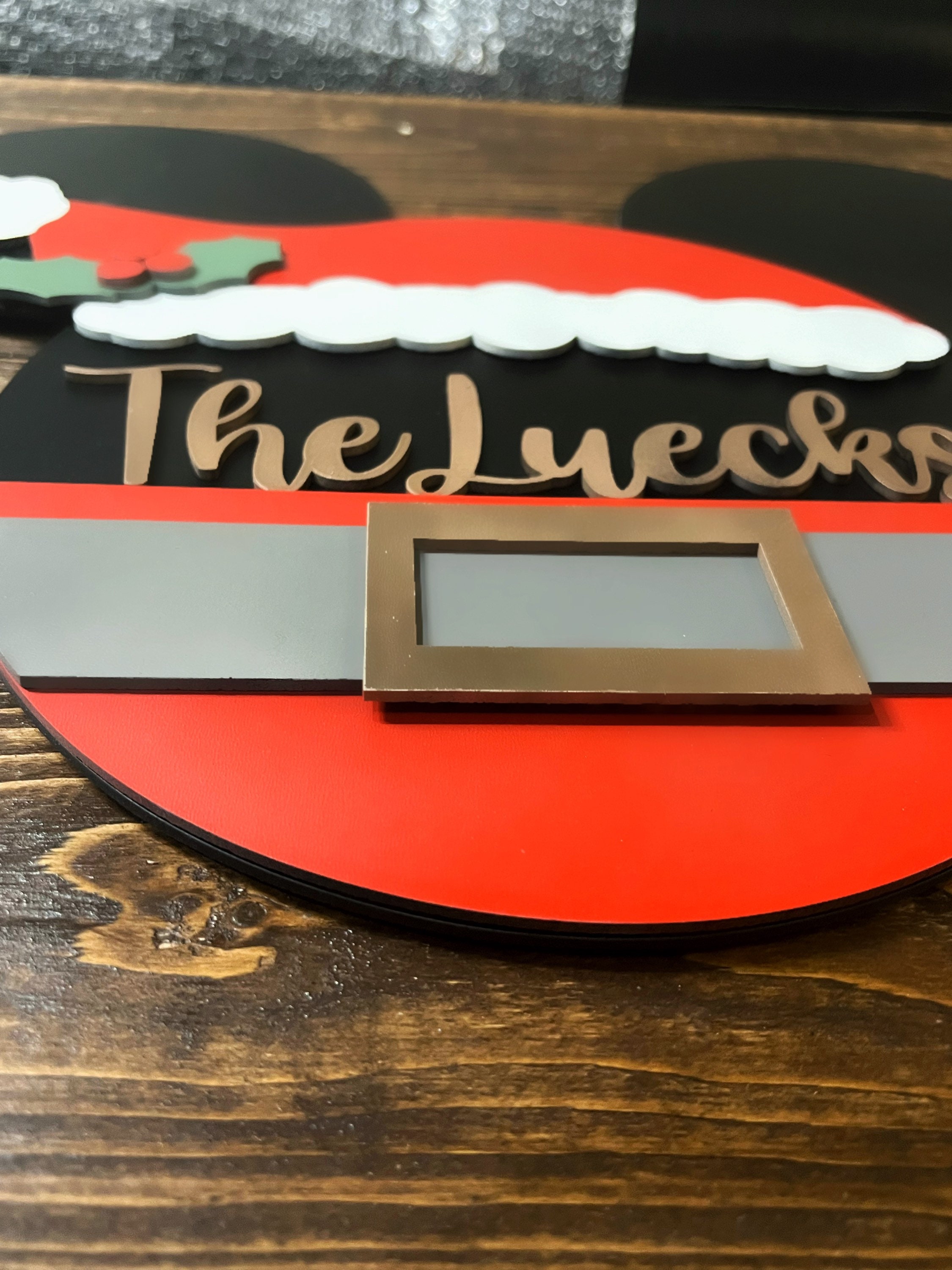 Christmas Mickey Mouse Inspired Custom 3D Door Hanger - Etsy