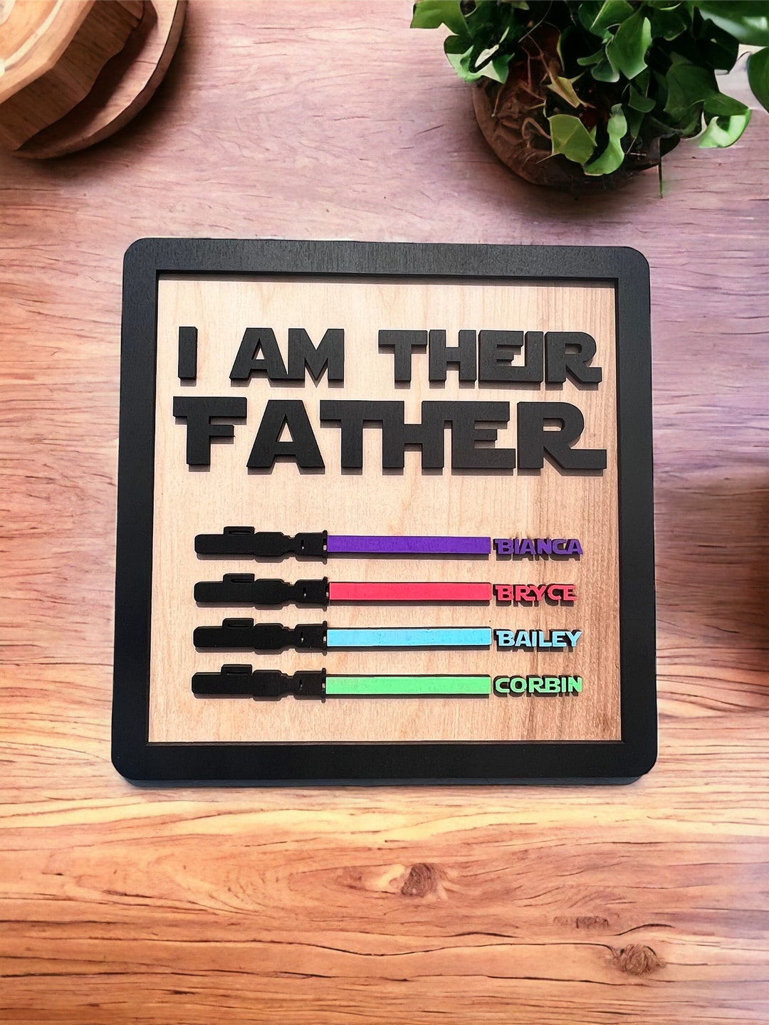 Personalized Father's Day Gift, I Am Your Father Sign, Fathers Day Gift ...