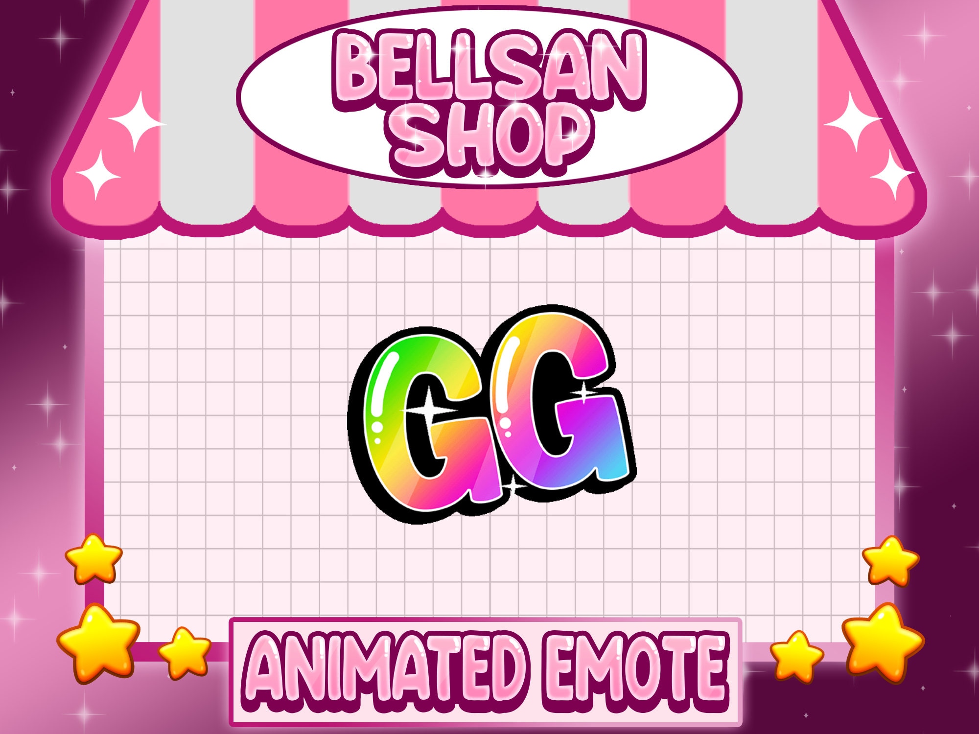 ANIMATED EMOTE GG - Etsy