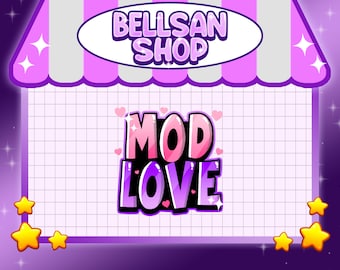 ANIMATED STATIC EMOTE Mod Love, Animated Mod Love Emote, Mod Love V5 ...
