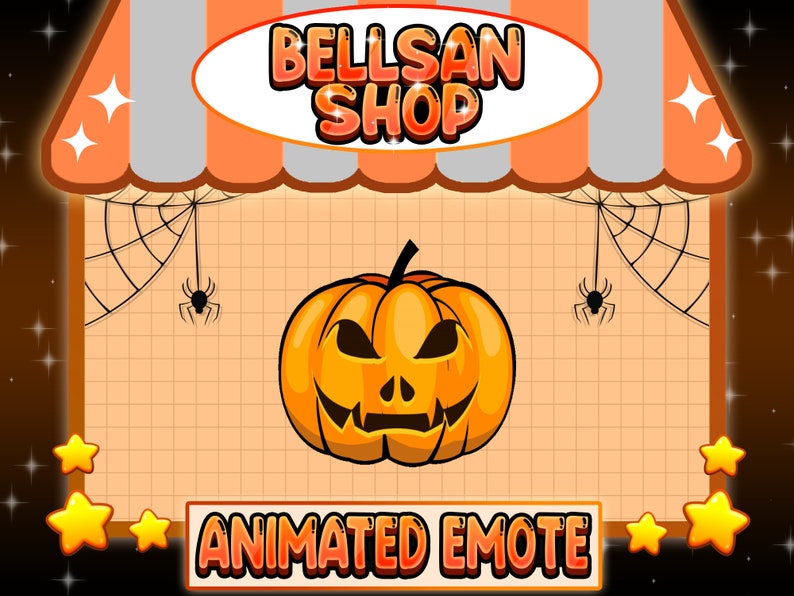 ANIMATED / STATIC Light up Pumpkin Emote / Halloween Emote / Spooky ...