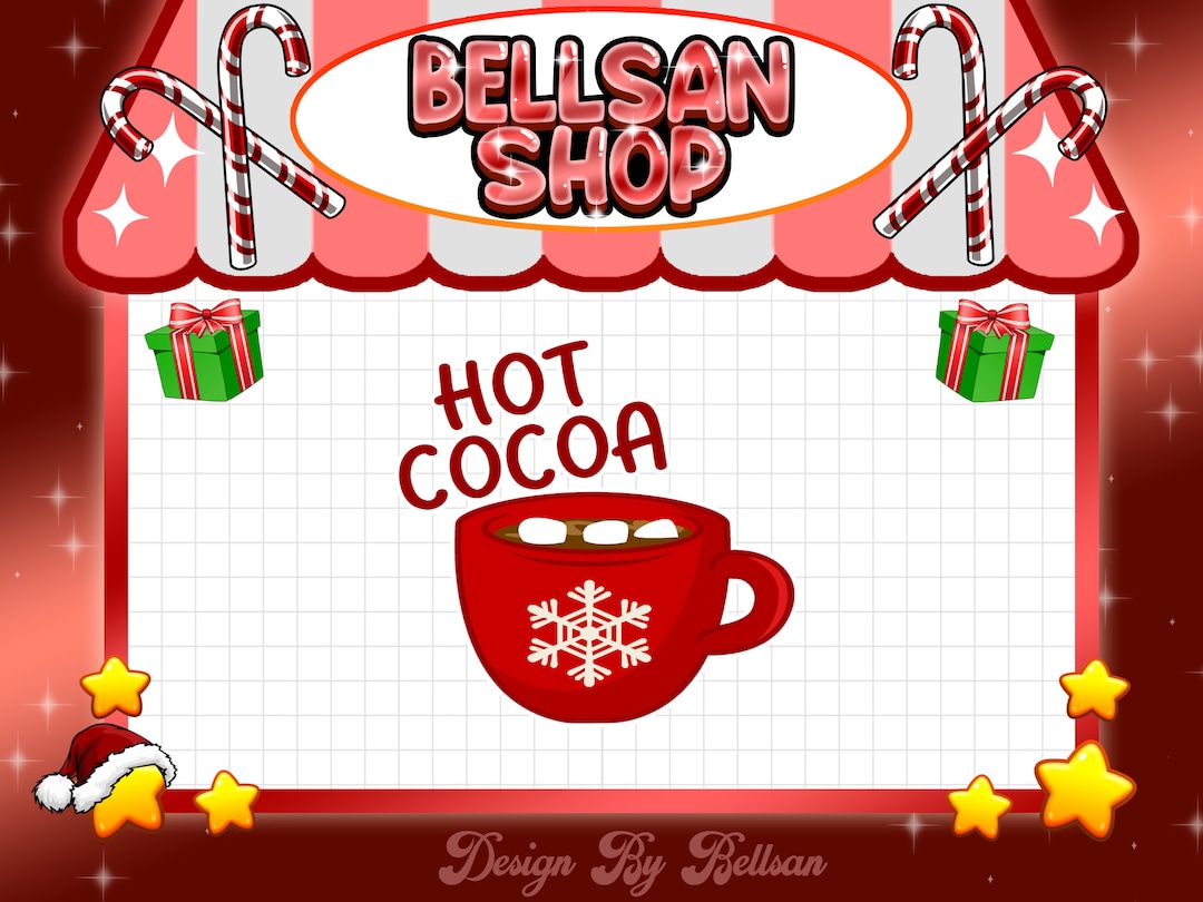 CHRISTMAS EMOTE Hot Cocoa / Hot Chocolate / Twitch Emote / Santa Emote ...