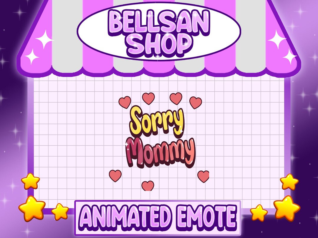 Sorry Mommy Emote Animated Emote – Twitch & Discord (GIF) - Etsy