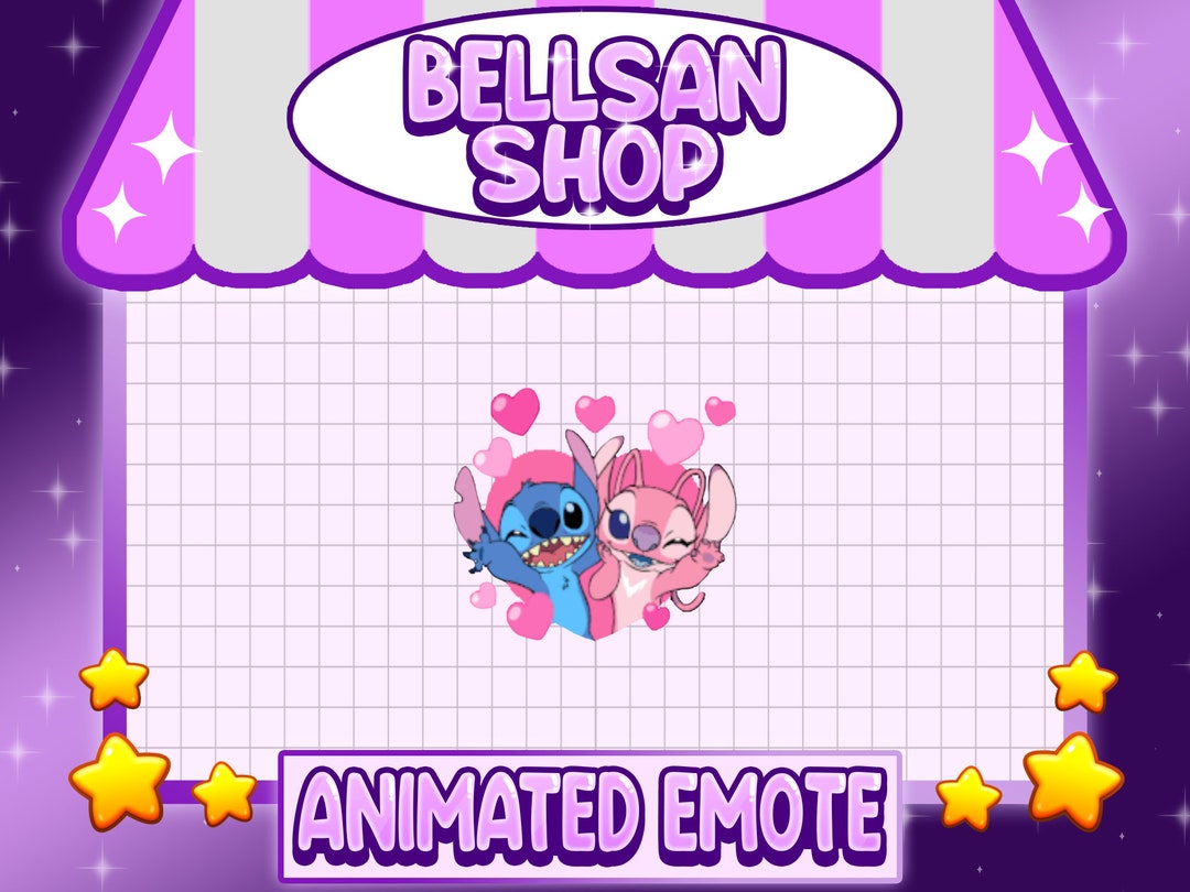 Animated Stitch Emote: Twitch/discord PNG (instant Download) - Etsy