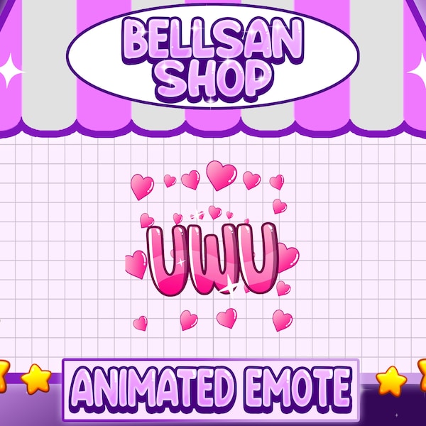 Uwu Animated Emote Static Emote Twitch Emote - Etsy Canada