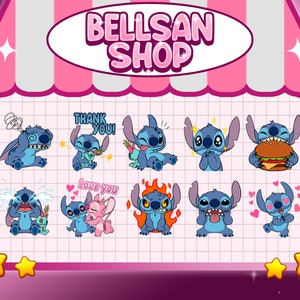 EMOTES - STITCH PACK 10 - Etsy