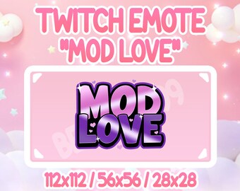 Twitch Mod Emote | Etsy