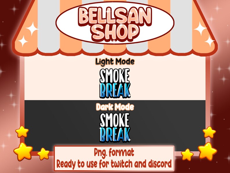 Twitch Emote SMOKE BREAK - Etsy