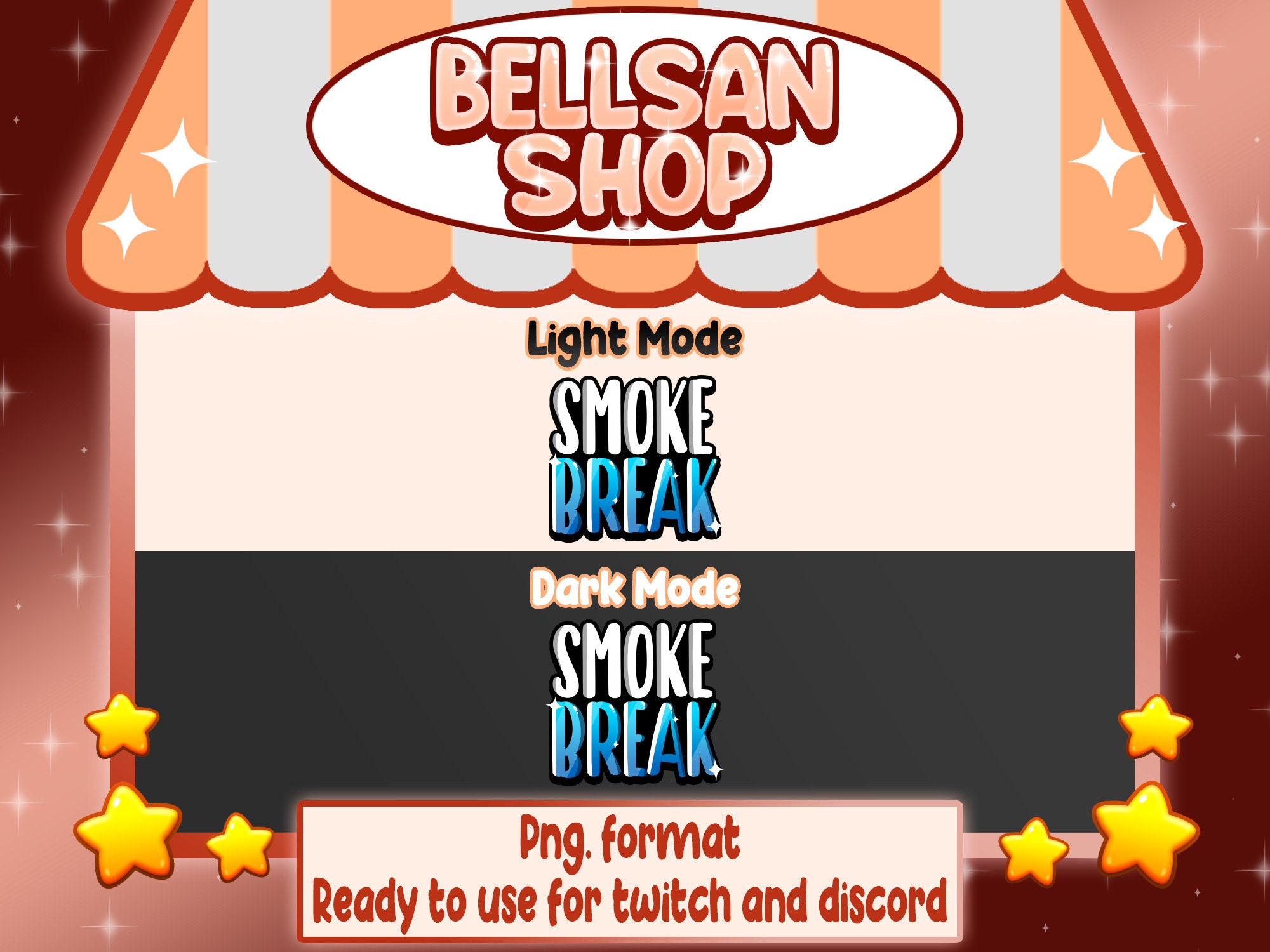 Twitch Emote- SMOKE BREAK - Etsy