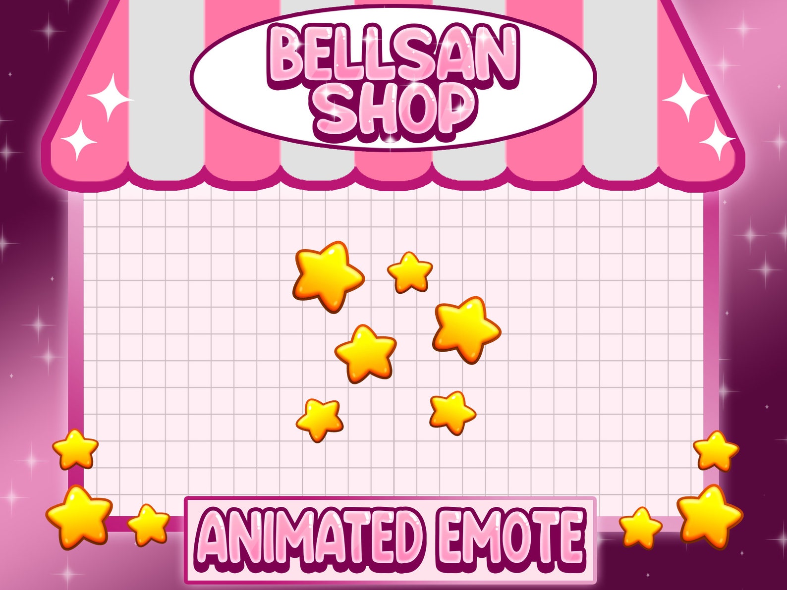 Animated Star Rain Emote for Twitch/discord (digital Download) - Etsy