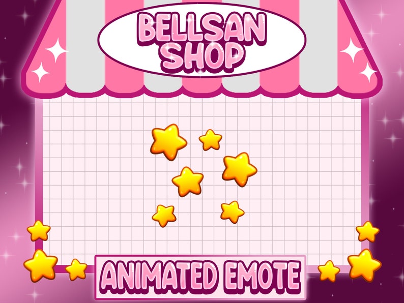 Animated Star Rain Emote for Twitch/discord (digital Download) - Etsy