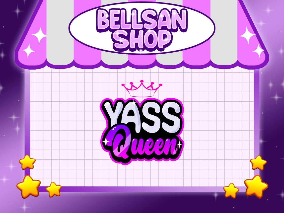 TWITCH EMOTE Yass Queen - Etsy