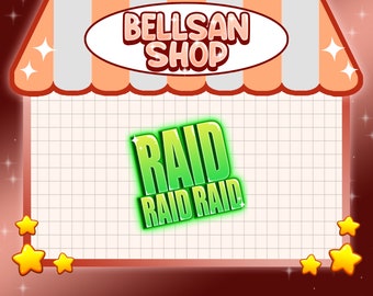 Green Raid Emote - Etsy