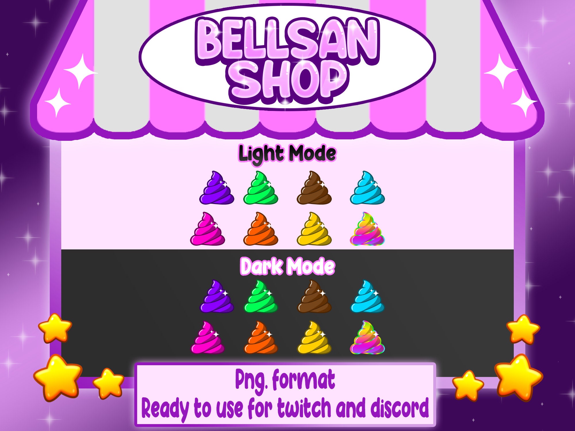 Twitch Poop Sub Badges / Bit Badges - Etsy