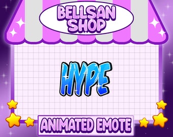 ANIMATED STATIC EMOTE Hype Emote, Animated Hype Emote V6, Hype Sparkle ...