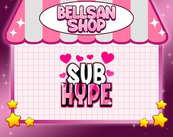 Sub Hype Emote Twitch - Etsy