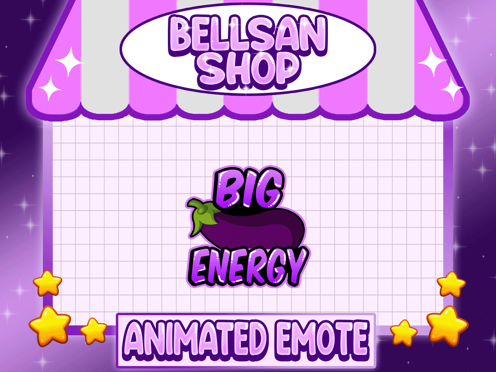 ANIMATED EMOTE Big Energy, Animated Big Energy Emote, Big Energy ...