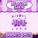 ANIMATED EMOTE UWU / Purple Uwu / Kawaii / Purple Hearts Emote / Kawaii ...