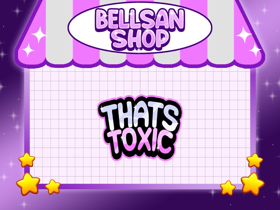 Twitch Emote- THATS TOXIC - Etsy
