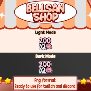 Twitch Emote 200 Iq | Smart Emote | Discord Emote | Iq Emote | Sub ...