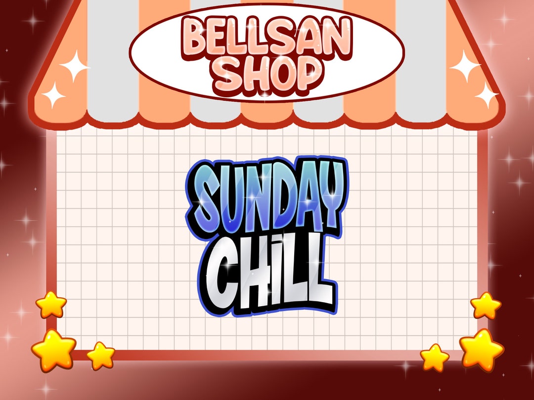 Twitch Emote Sunday Chill - Etsy