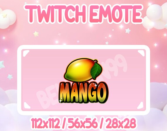 Twitch Emote MANGO - Etsy