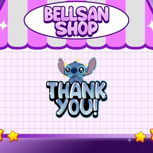 Stitch Thank You Emote for Twitch/discord (digital Download) - Etsy