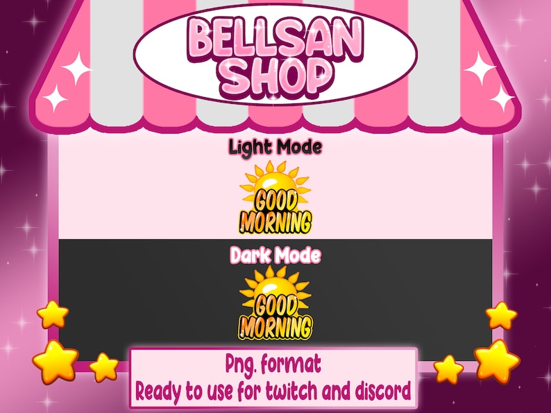 Twitch Emote GOOD MORNING - Etsy