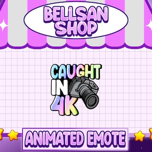 Animated Twitch Emote Caught in 4K Rainbow | Animated Emote | Text ...