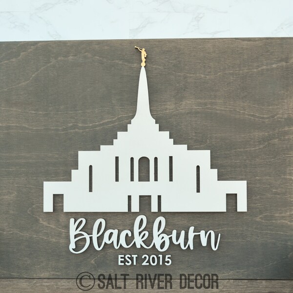 Temple Wood Sign - Etsy