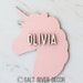 Personalized Unicorn Name Sign Unicorn Wood Sign Custom Name Sign ...
