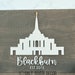 Custom LDS Gilbert AZ Temple Sign Personalized LDS Home - Etsy