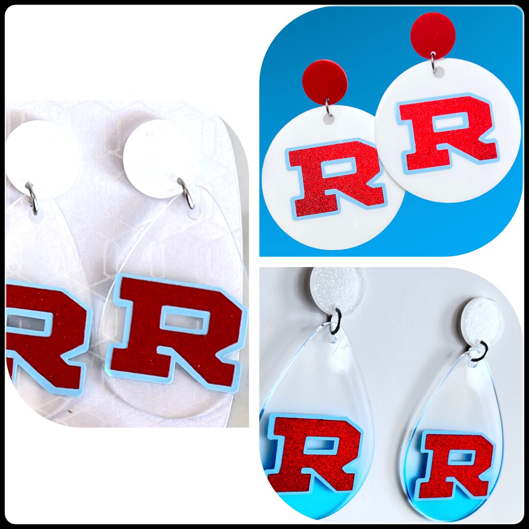 Archbishop Rummel Raiders Highschool Earrings Made From Acrylic ...