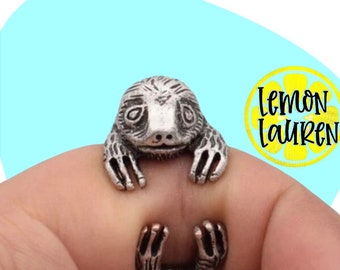 Sloth Ring | Etsy