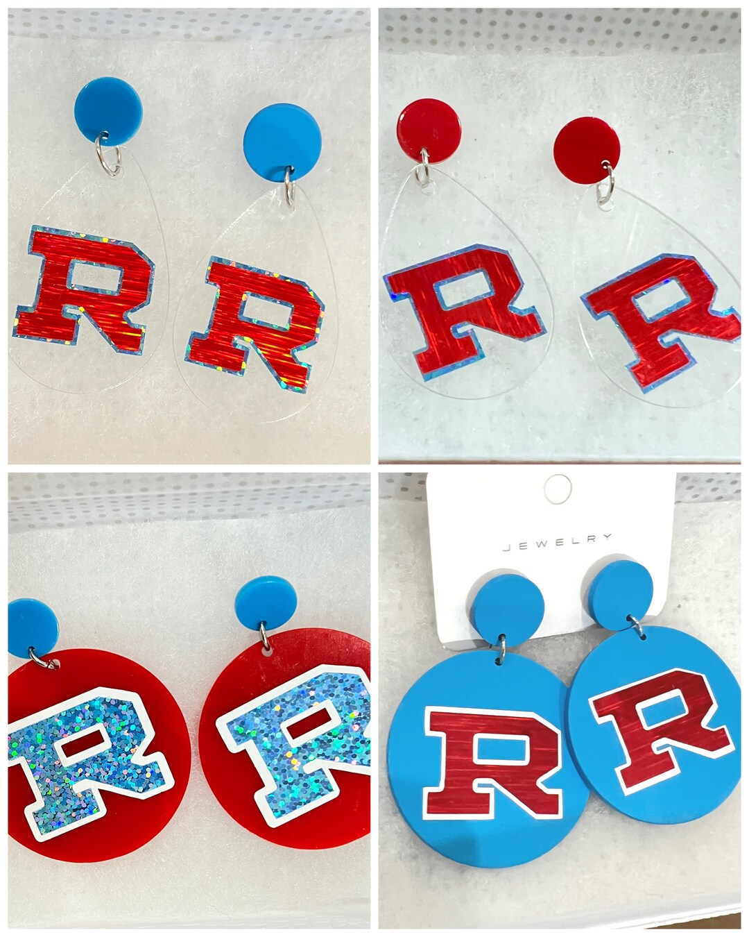 Archbishop Rummel Raiders Highschool Earrings Made From Acrylic ...