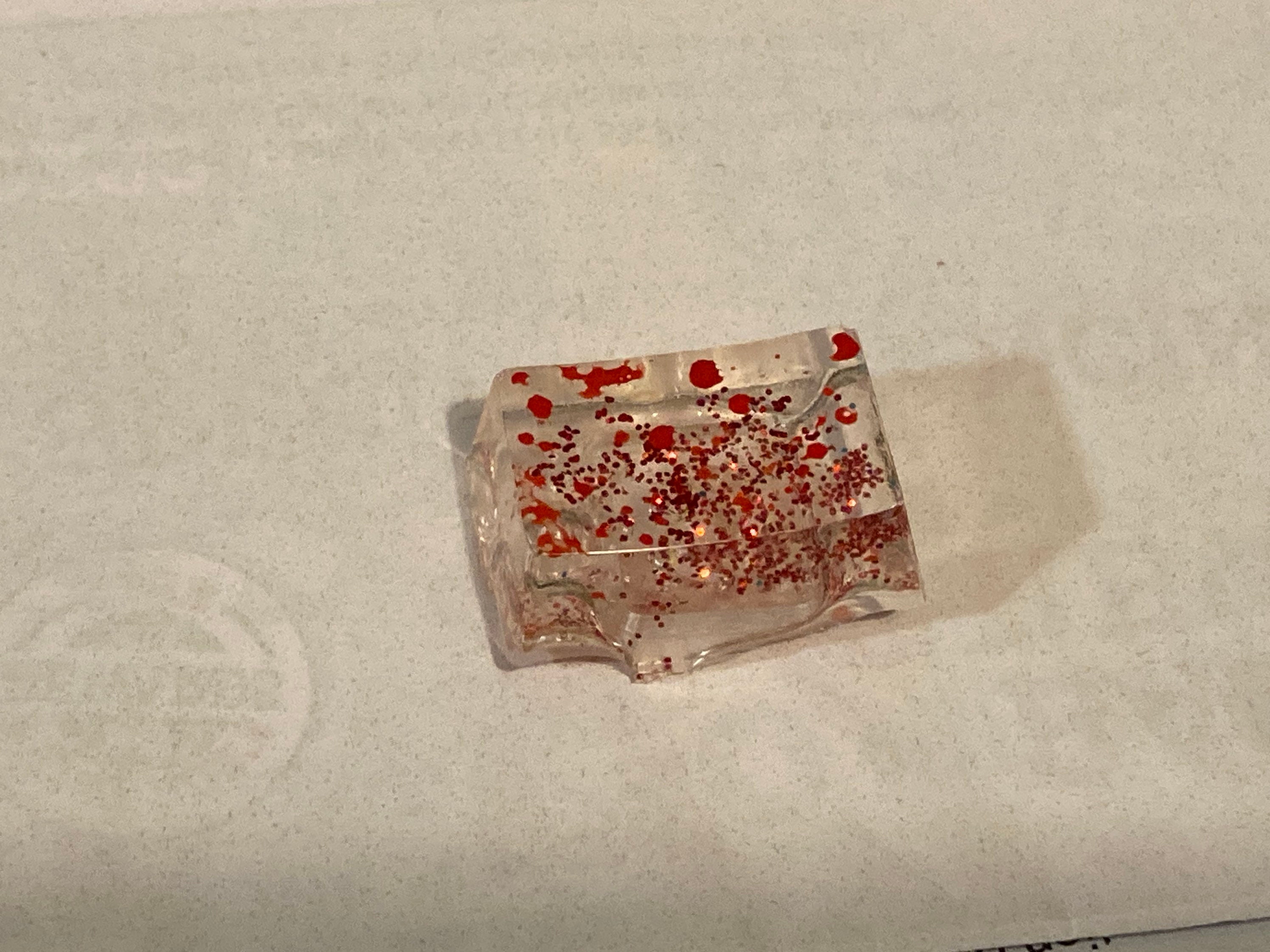 Blood Splatter Resin Keycap - Etsy