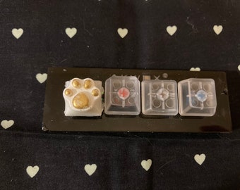 White Gold Keycap | Etsy