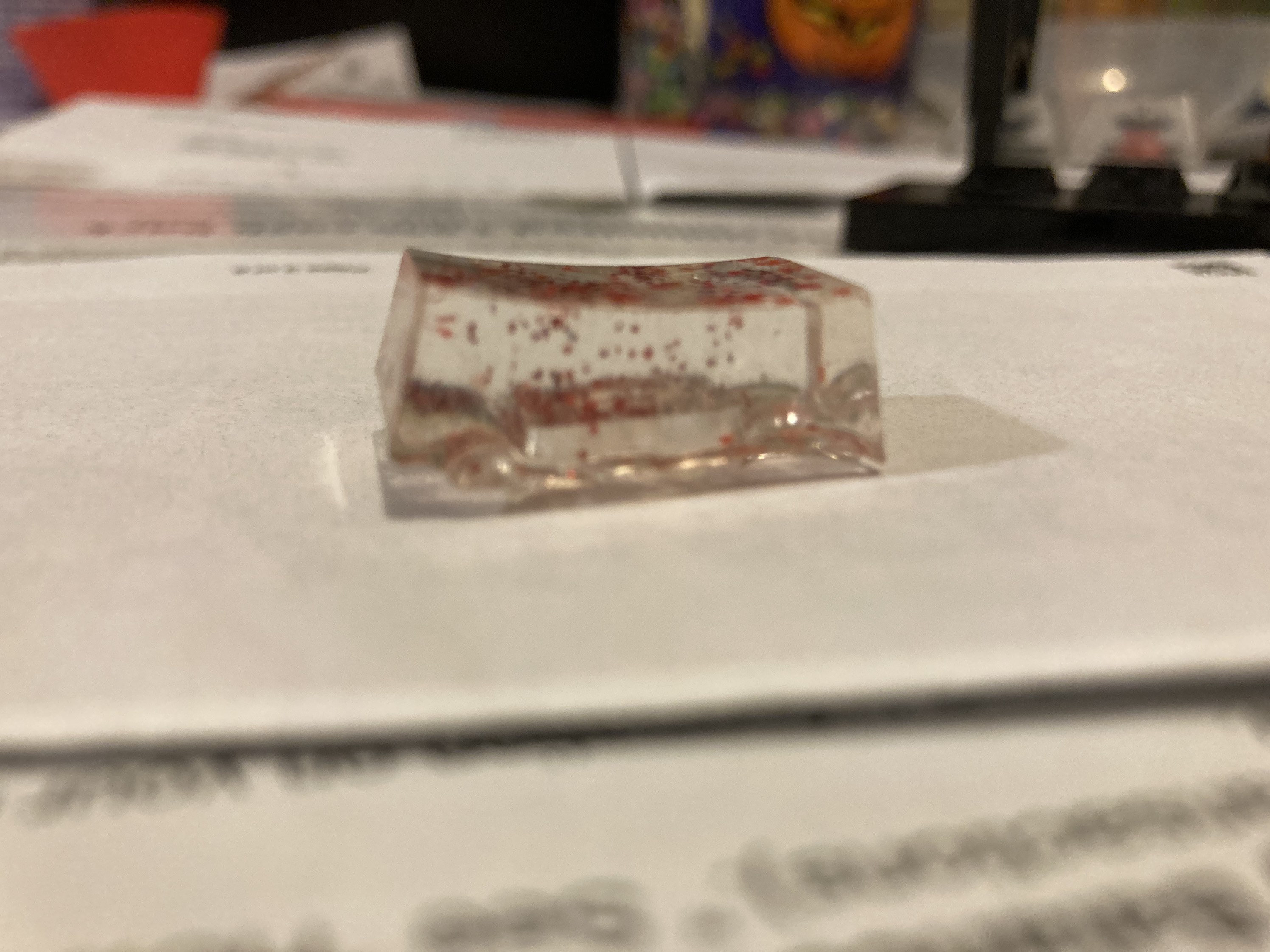 Blood Splatter Resin Keycap - Etsy