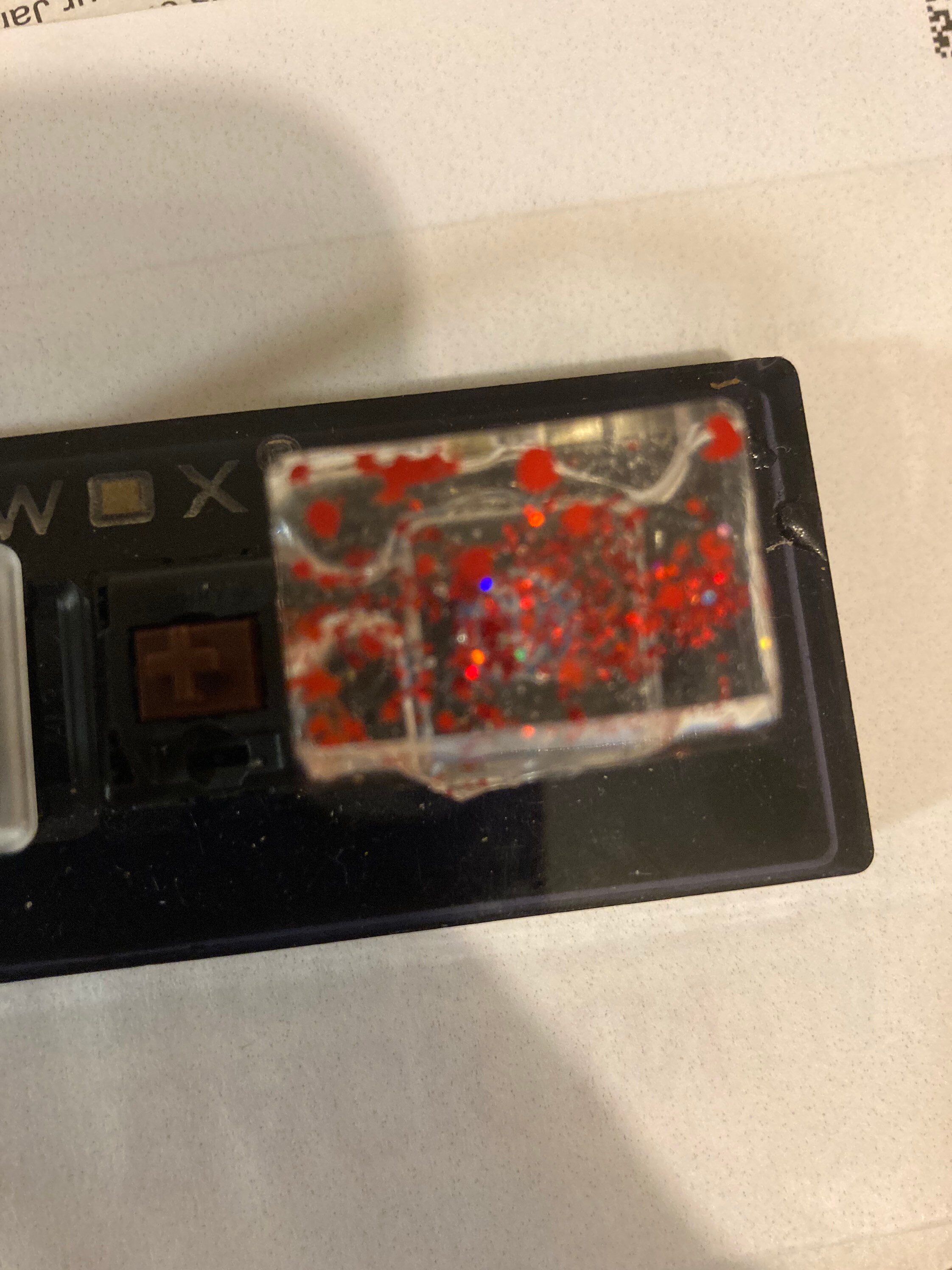 Blood Splatter Resin Keycap - Etsy