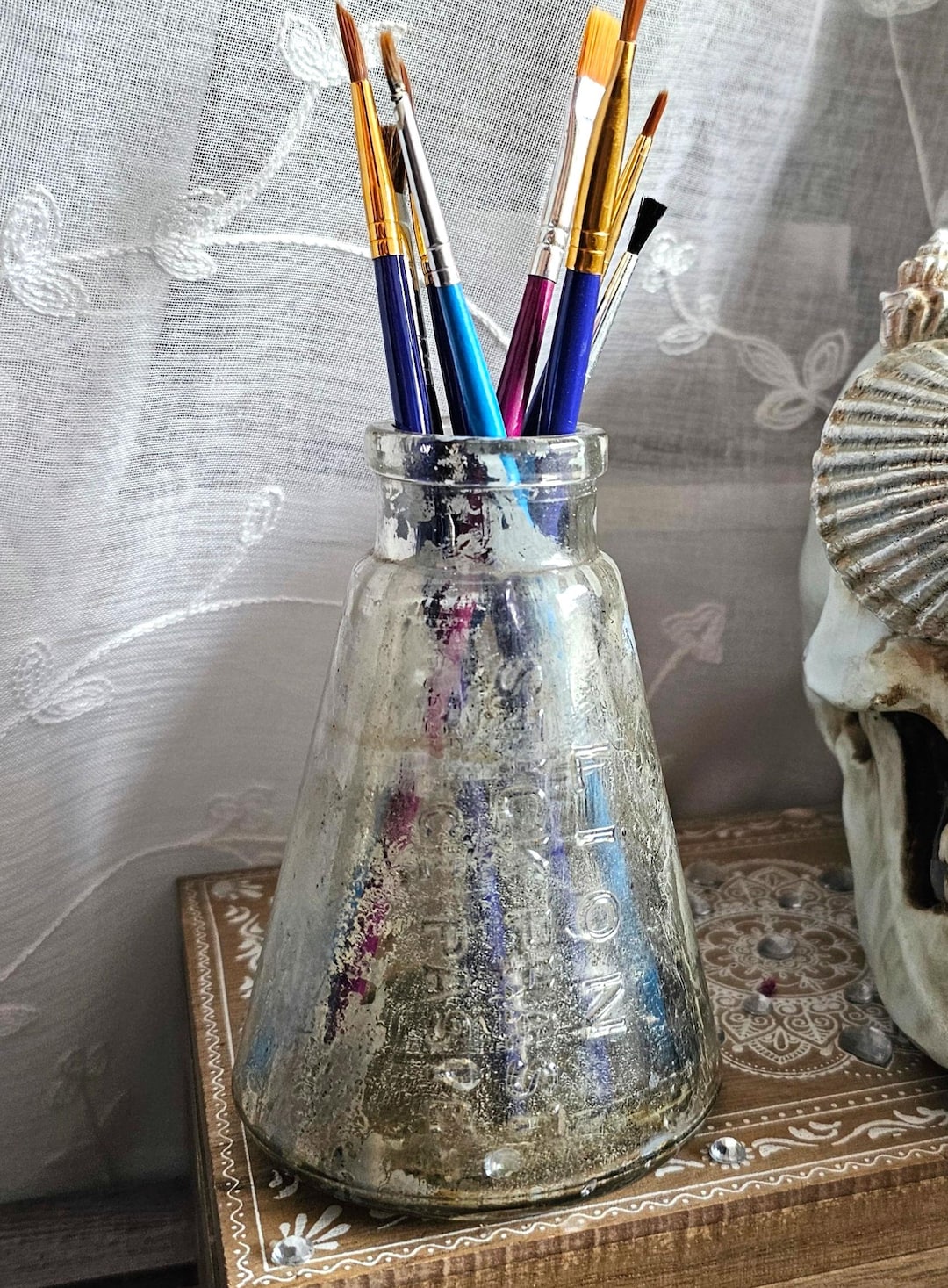 1920s LION Stick PHAST Paste Jar * Original Contents Remain! RARE Find ...