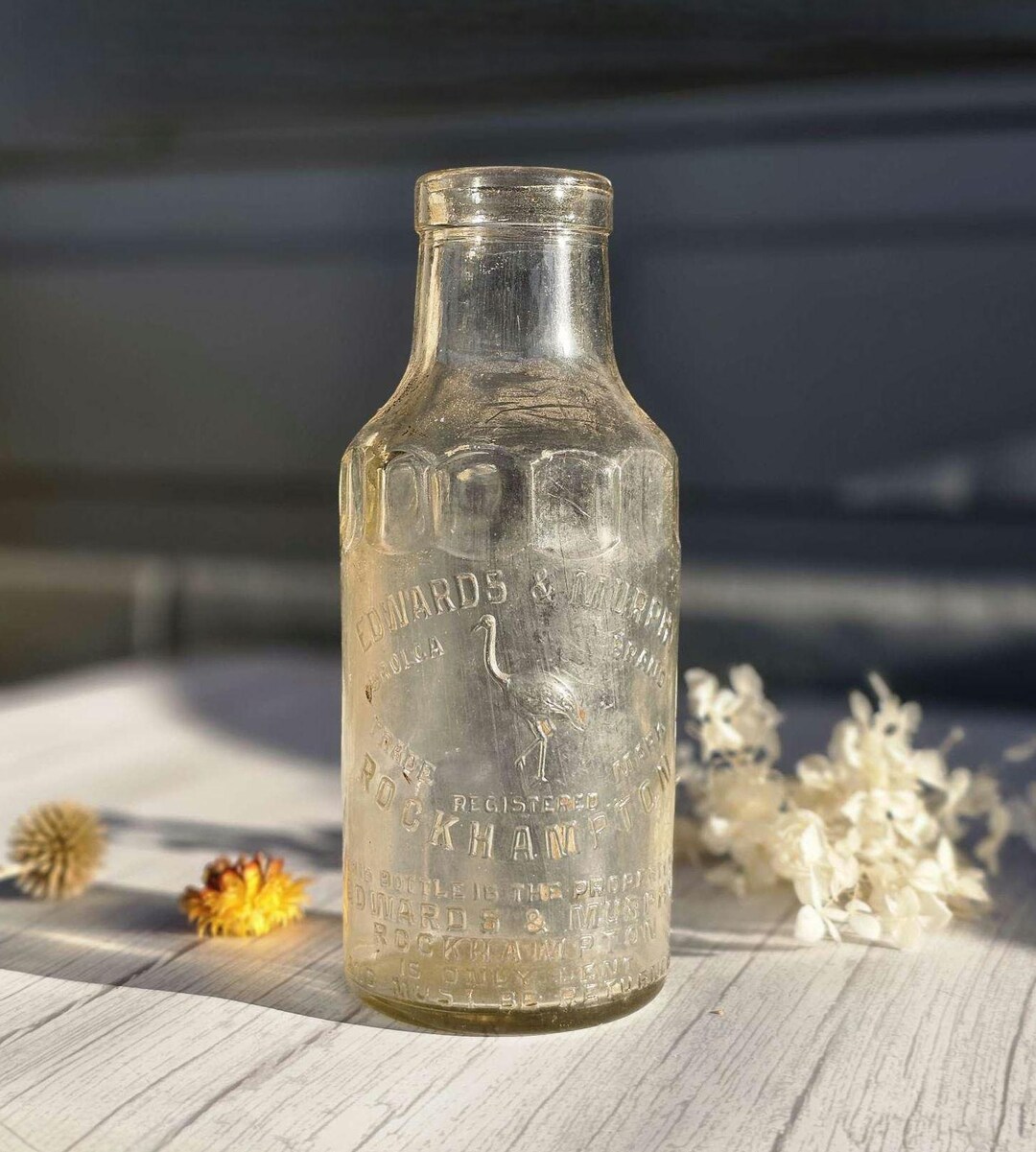 Vintage Brolga Brand Pickle Jar: Edwards & Murphy Rockhampton - Etsy
