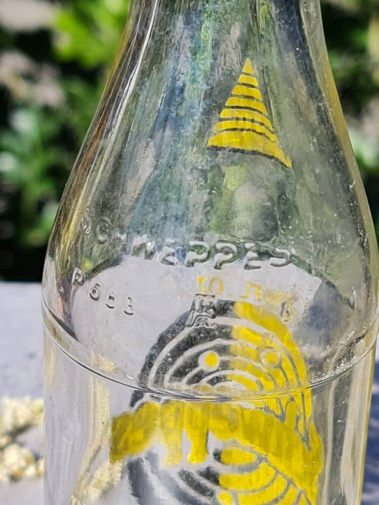 1960s Vintage SCHWEPPES Vintage Cordial Bottle Chapman & - Etsy