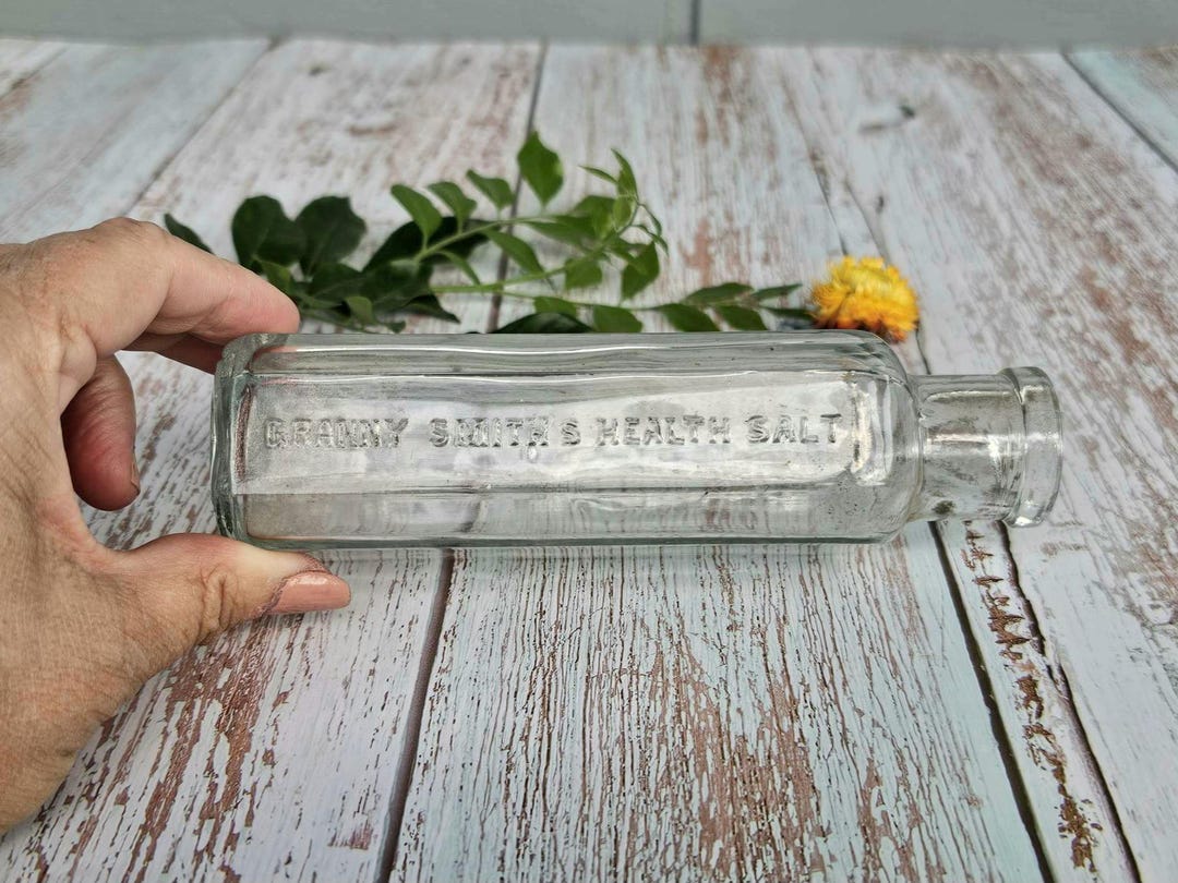 Rare GRANNY Smiths HEALTH SALTS Vintage Apothecary Bottle 1920s ...