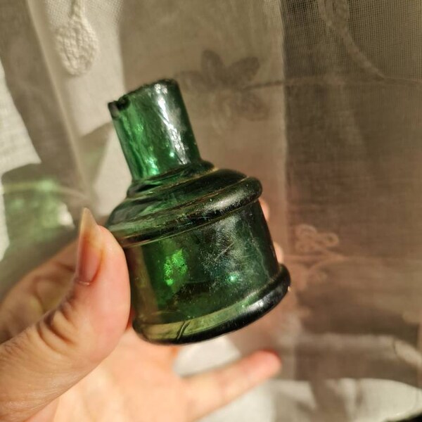 Antique Ink Well Bottles - Etsy