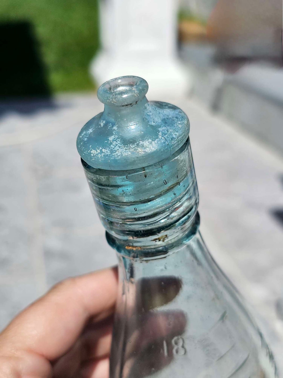 RARE MAW Ice Blue 1901 1918 Flat Feeder Baby Bottle With - Etsy