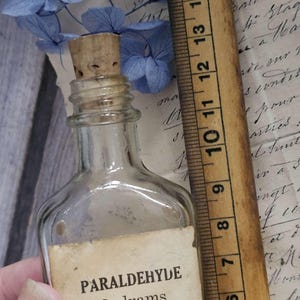 Original Label Vintage Medicine Bottle Paraldehyde 2 Drams Original ...