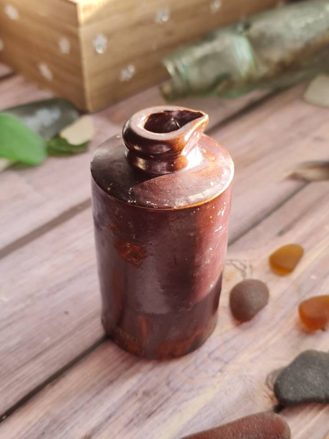 Doulton Lambeth Stoneware Master Ink Bottle Victoriana - Etsy