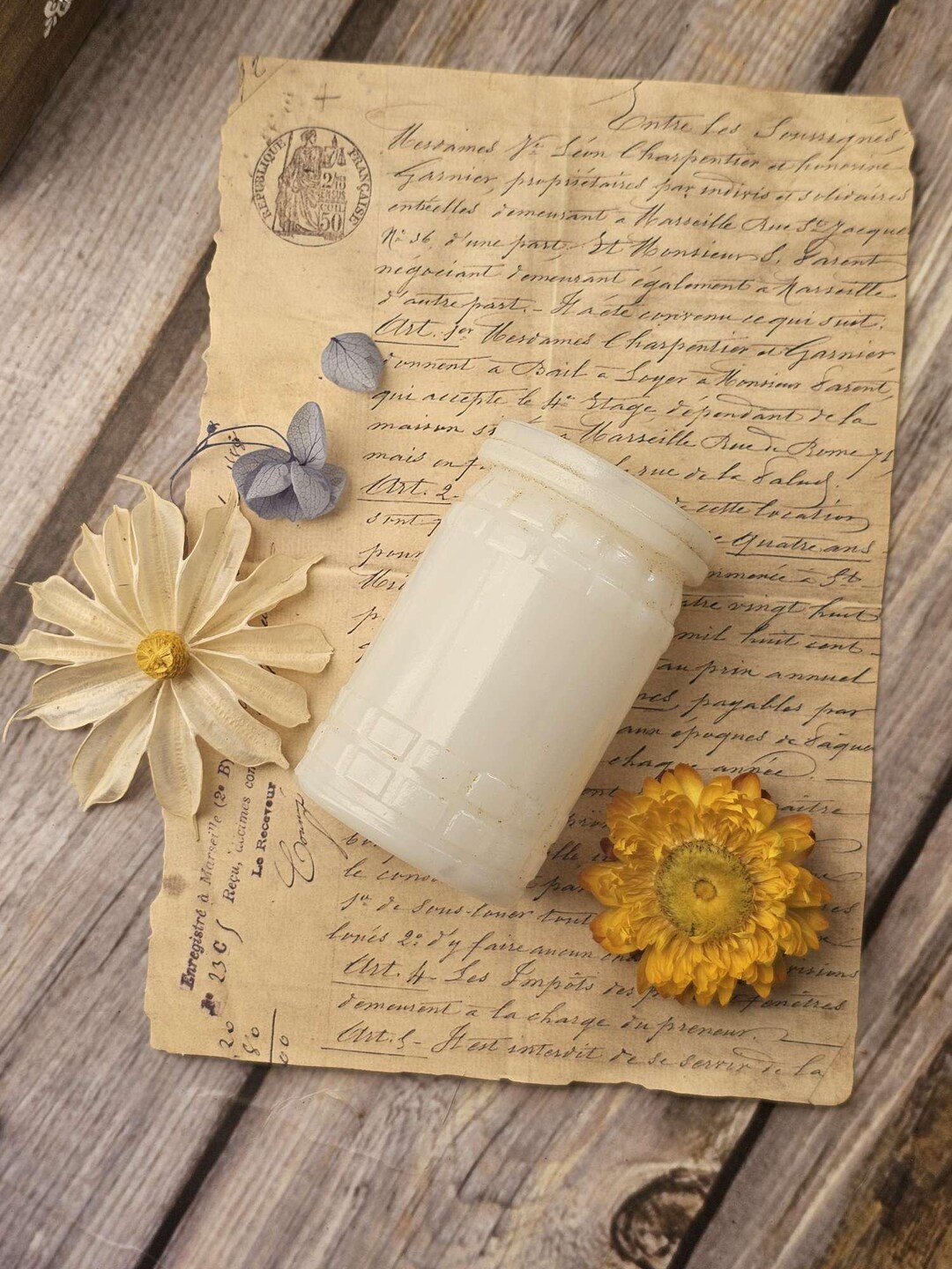 RARE Vintage Peck's Paste Milk GLASS Fish Paste Jar - Highly ...