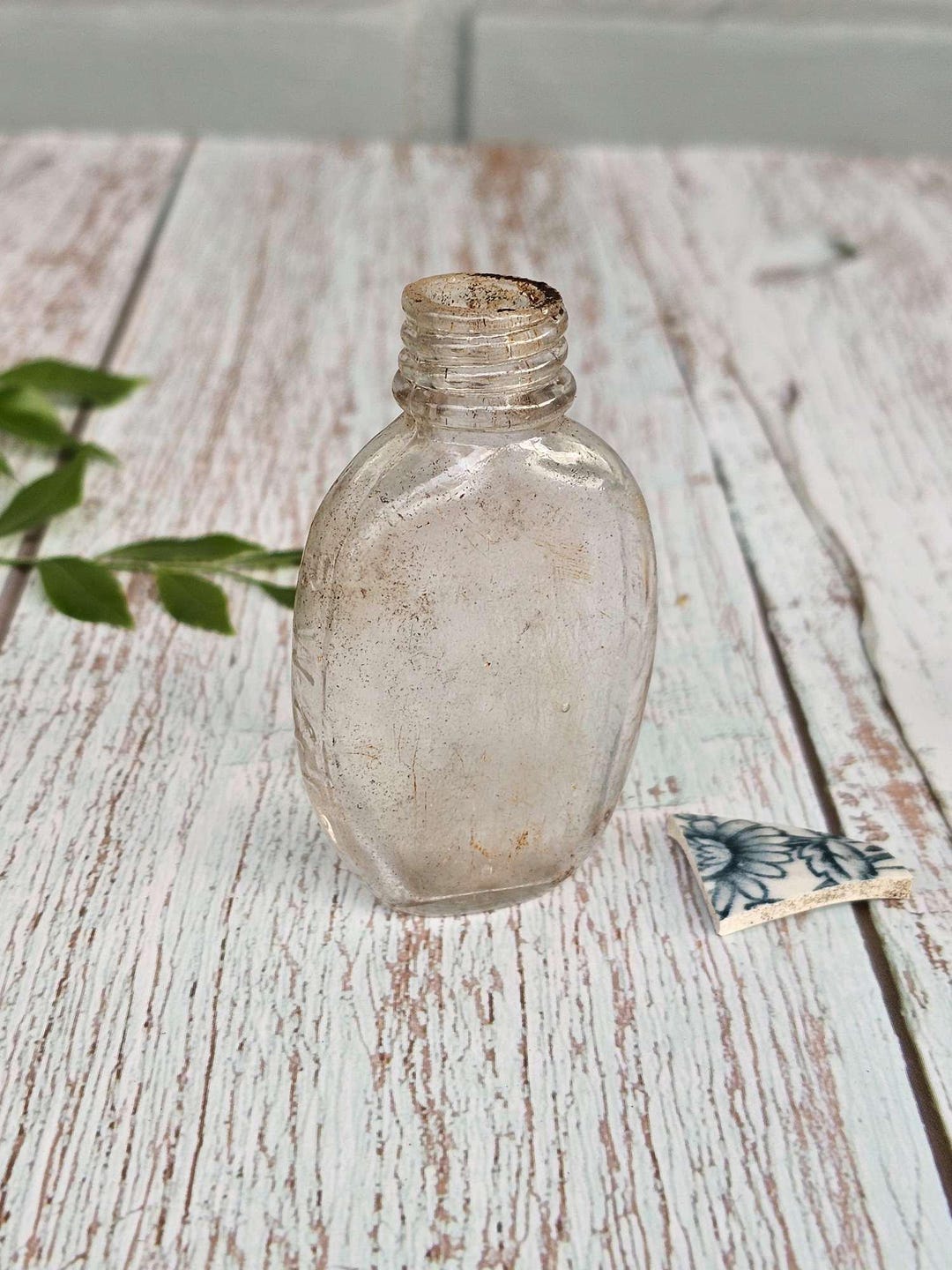 Antique Burroughs Wellcome Pill Bottle With GROUND LIP! Rounded 1800s ...